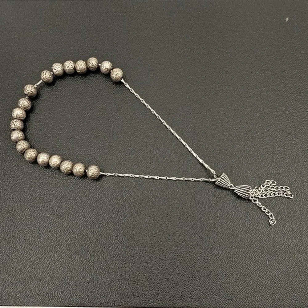 Jewelry | Vtg Middle Eastern Prayer Beads Tasbih Turkish Tassel 19 Bead ...